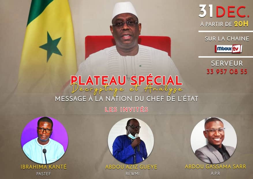 MBOUR TV – ÉDITION SPÉCIALE : SUIVEZ LE DÉCRYPTAGE DU DISCOURS DE ...